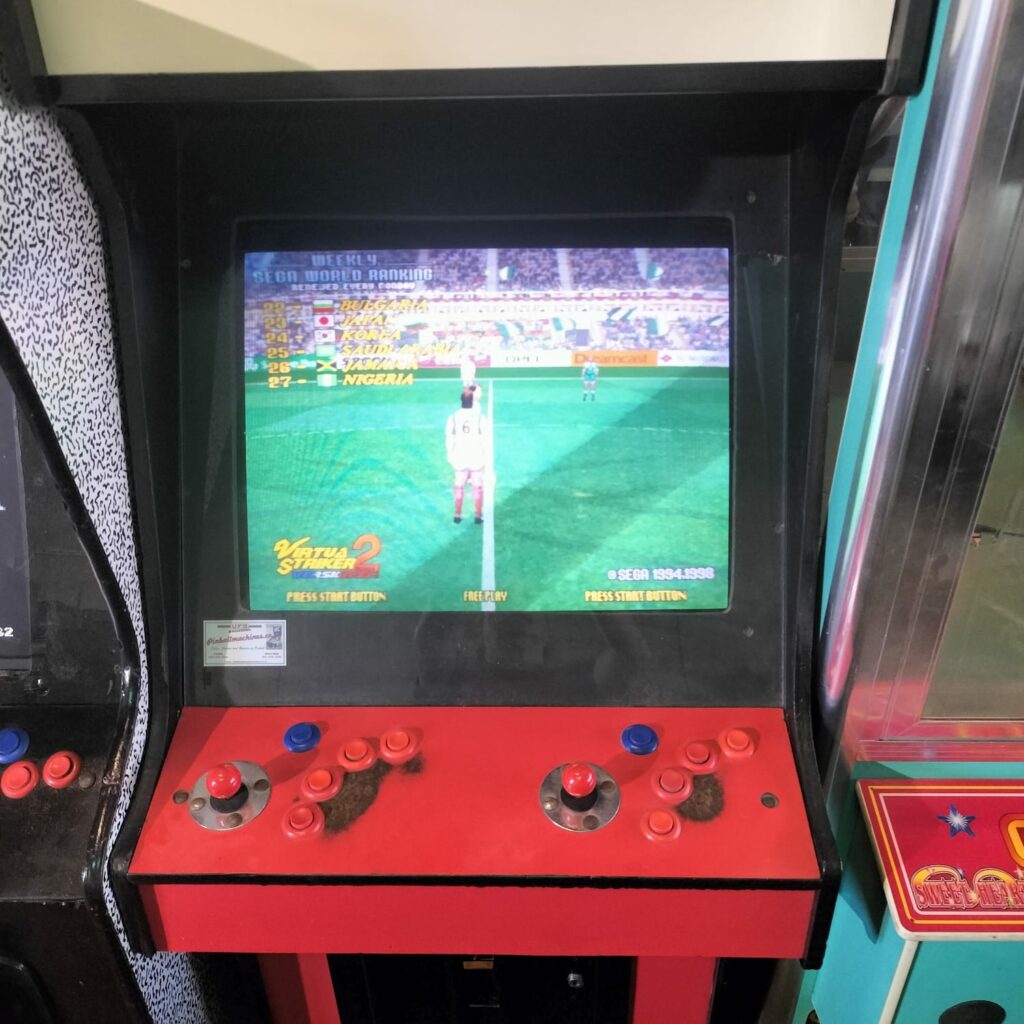 Virtual Striker Arcade Game in Big Cabinet - UFO Amusements